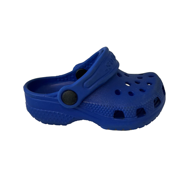 CROCS | Shoes | Crocs Boys Blue Shoes Size 23 Infant | Poshmark